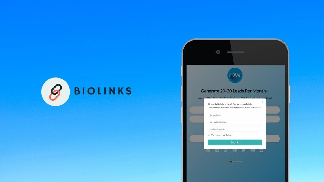 Biolinks.app - Generate leads with your bio | AppSumo