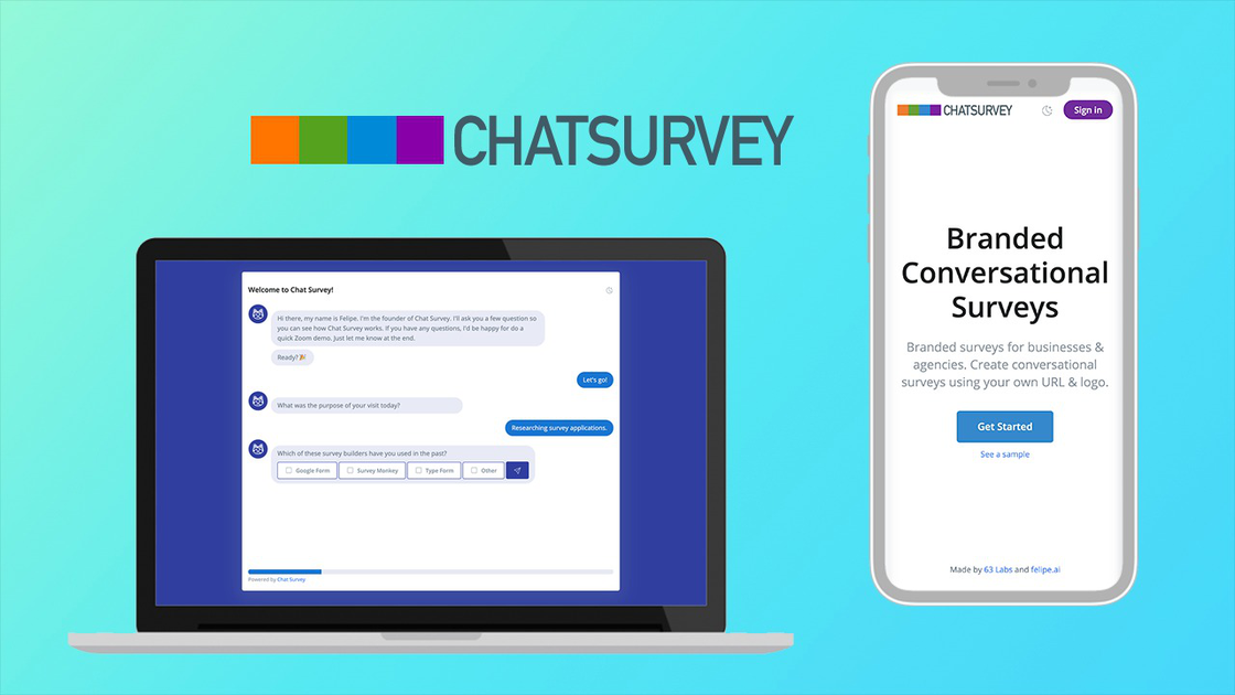 Chat Survey - Make branded conversational surveys | AppSumo