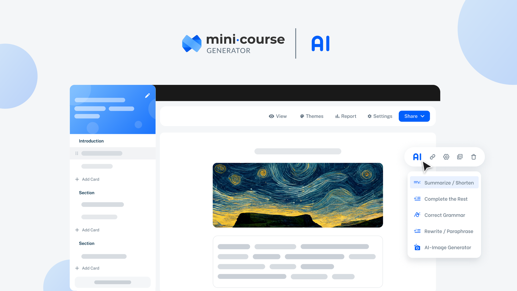 Mini Course Generator Appsumo