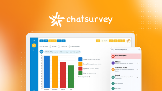 Chat Survey - Make branded conversational surveys | AppSumo