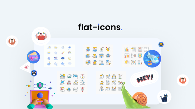 Flat Icons - 28,200+ icons (2D, 3D, and Animated) | AppSumo