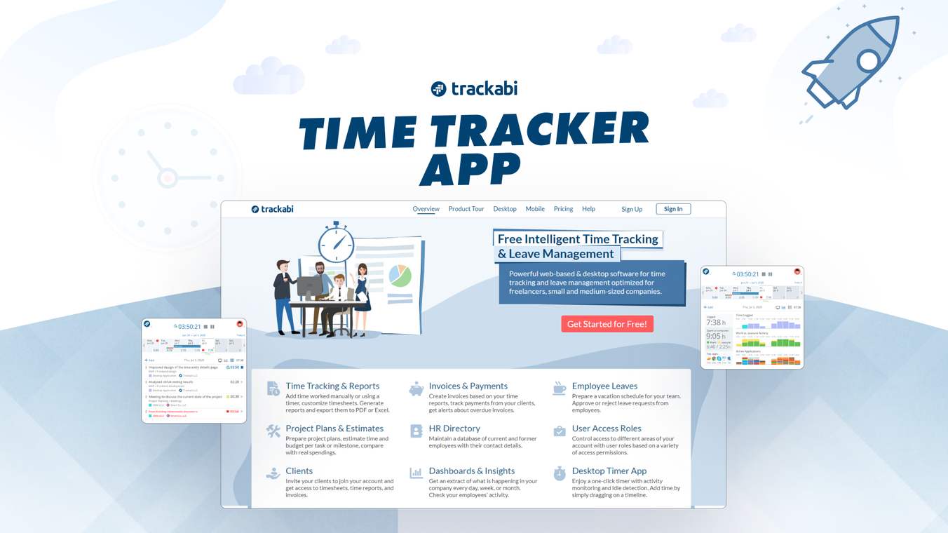 Trackabi Time Tracker App | AppSumo