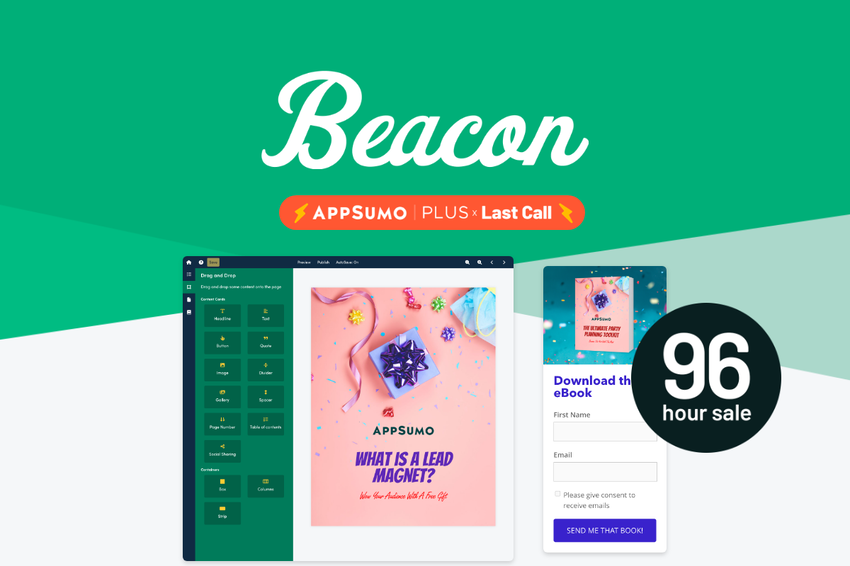 Beacon - Create professional lead magnets | AppSumo