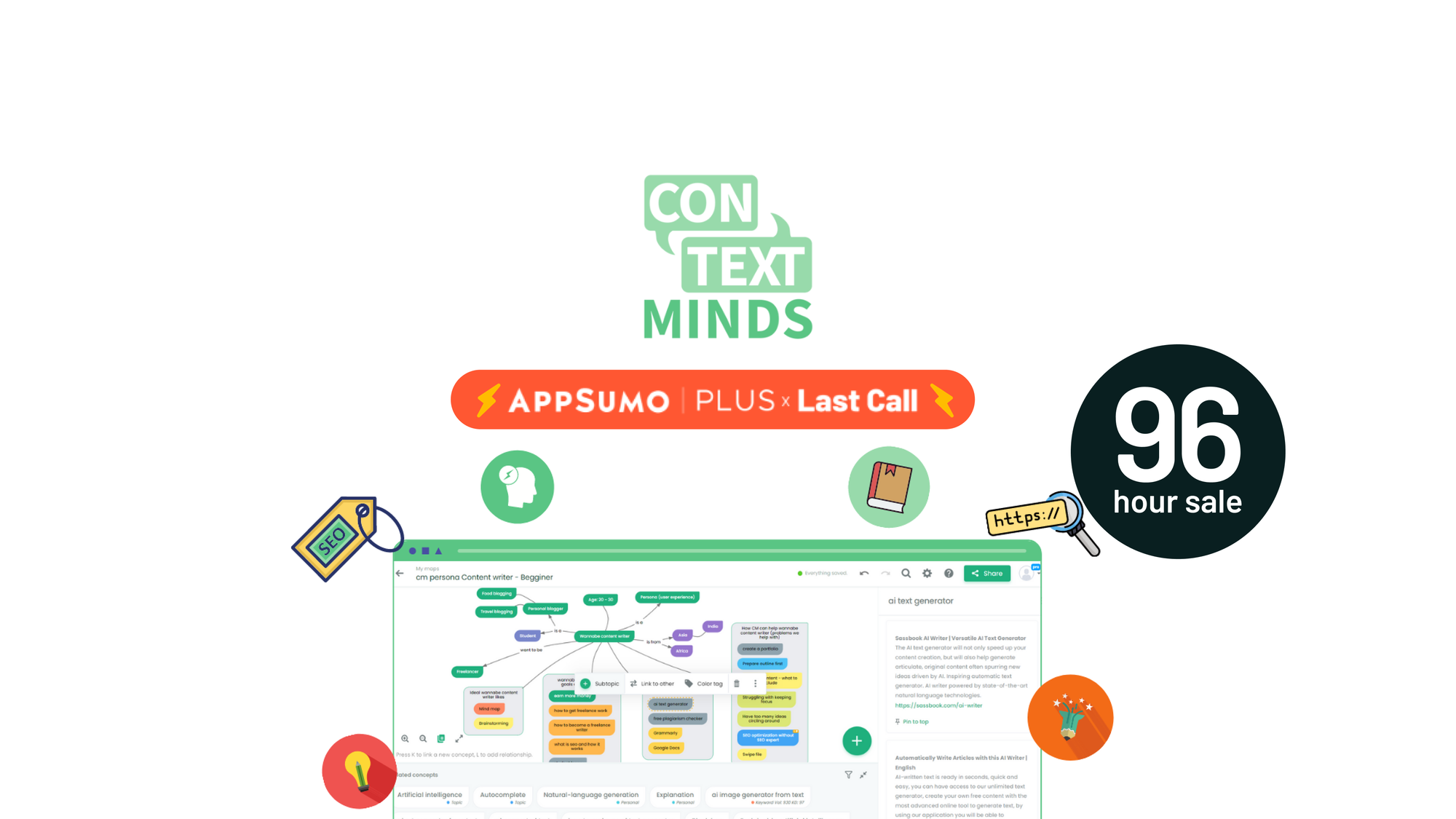 ContextMinds - Map out content ideas and keywords | AppSumo