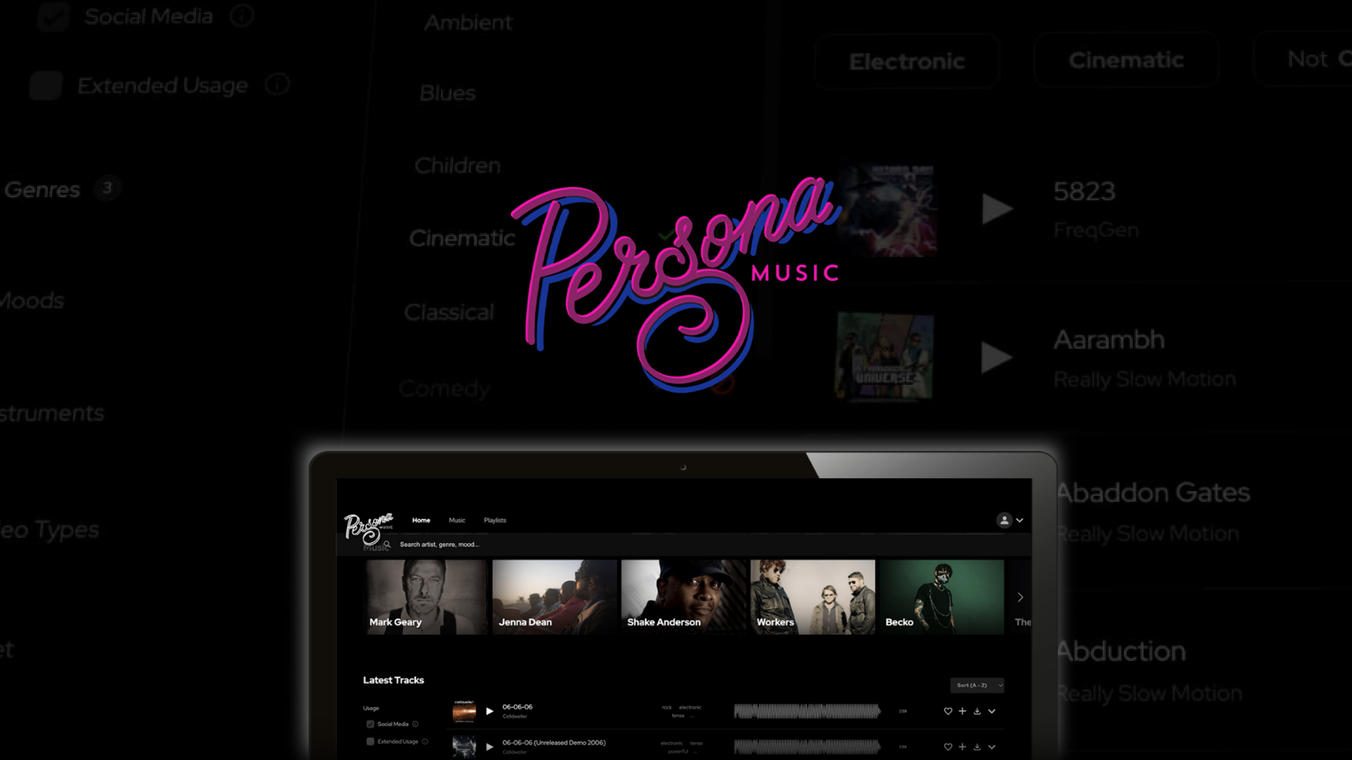 Persona Music - Copyright-free music for creators | AppSumo