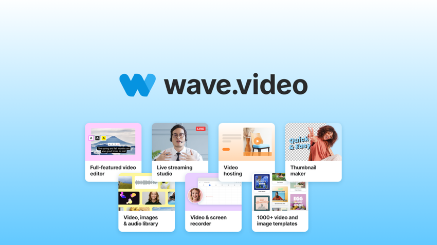 Wave.video - Edit, record, host, and stream videos | AppSumo