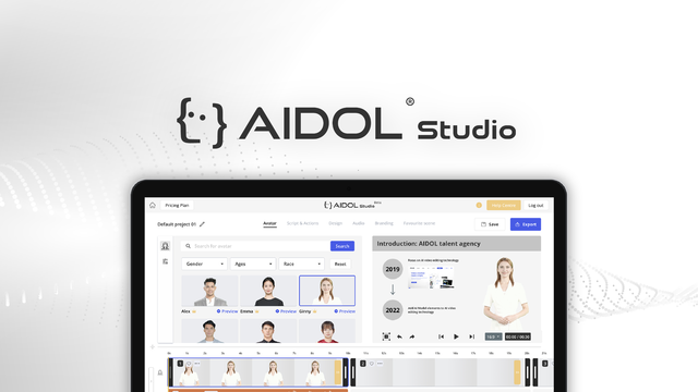 AIDOL Studio - Produce videos with digital actors | AppSumo