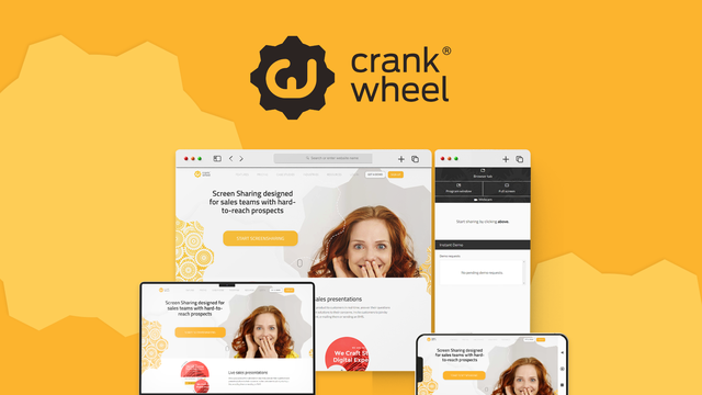 CrankWheel - Screen share to any device instantly | AppSumo