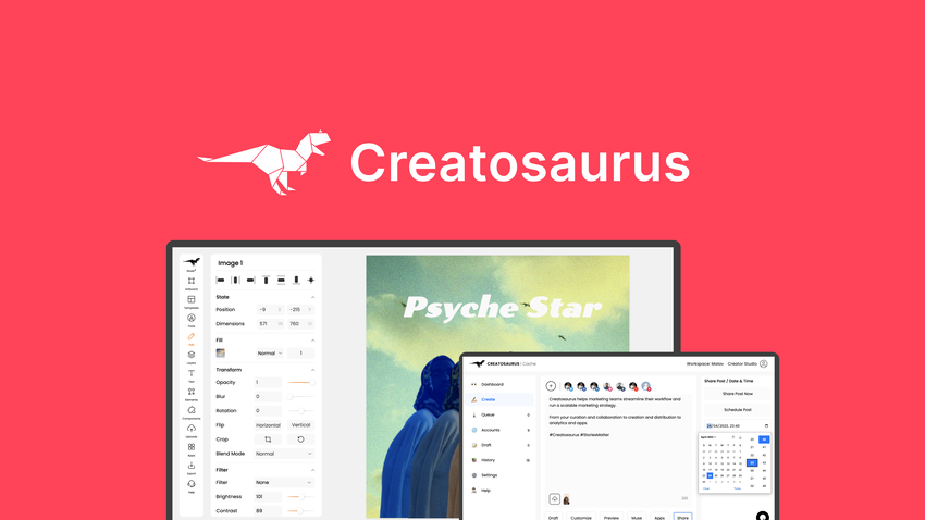 Creatosaurus - All-in-one social media tool | AppSumo