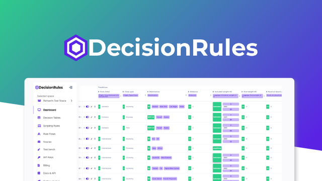 DecisionRules - Create and deploy business rules | AppSumo