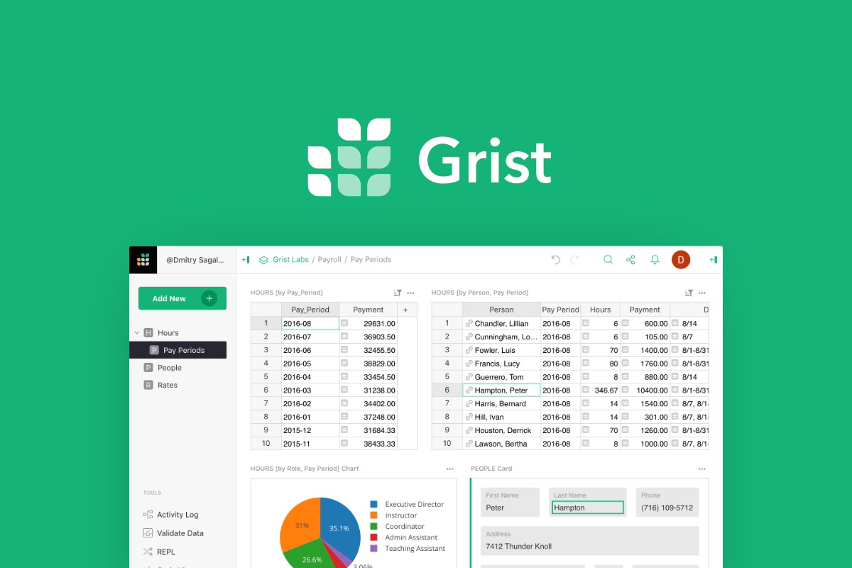 Grist - Build relational databases without code | AppSumo