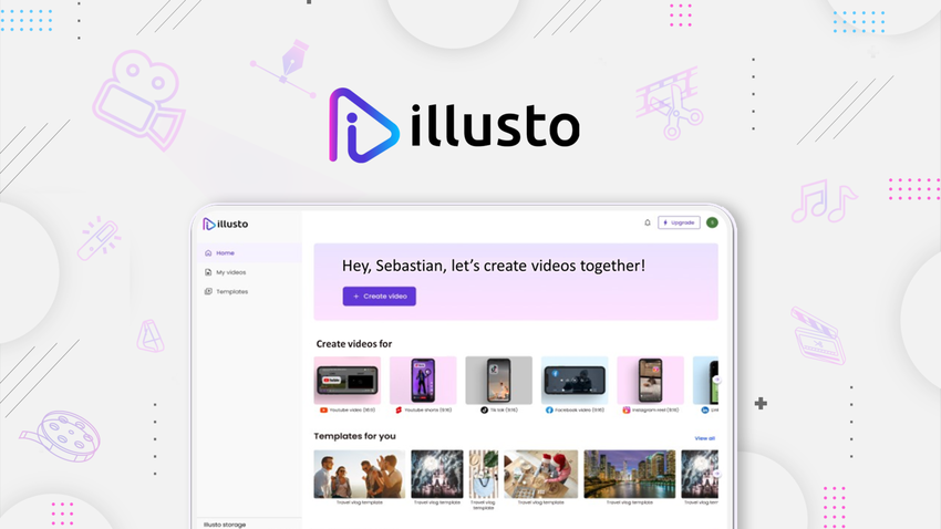 illusto - Create videos with stock media and AI | AppSumo