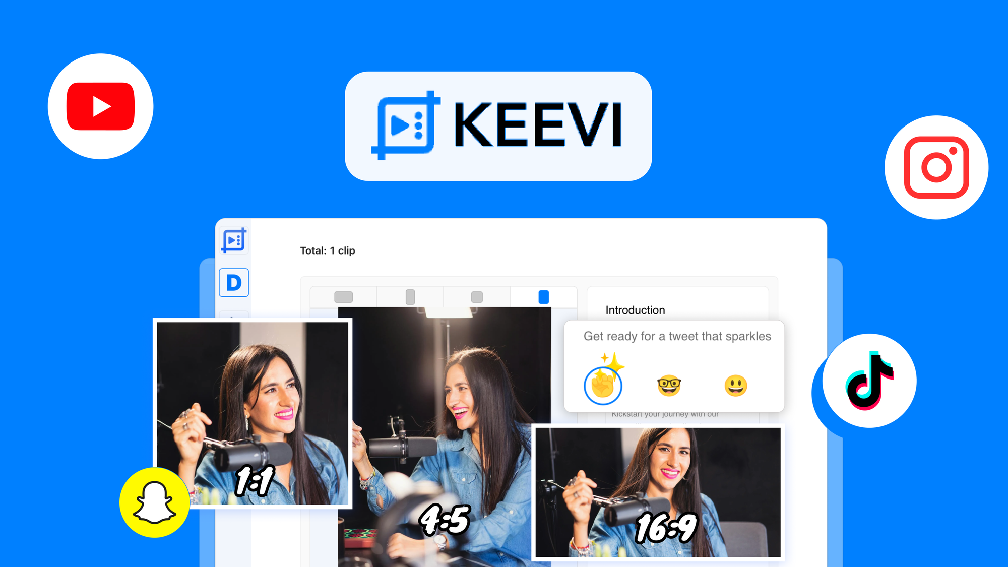 Keevi - Plus Exclusive - Convert long videos into shareable clips | AppSumo