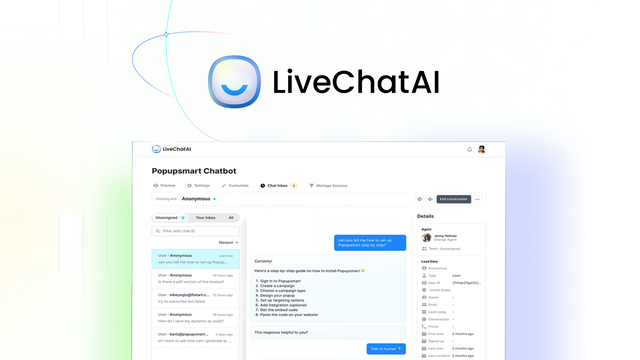 LiveChatAI - Help customers w/ AI & live chat | AppSumo