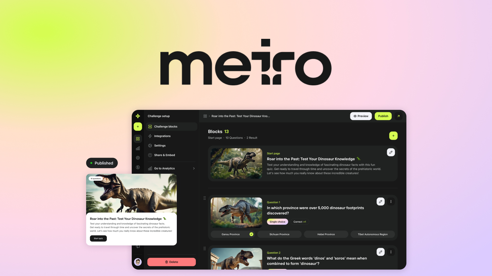 Meiro - AI-powered quiz builder | AppSumo