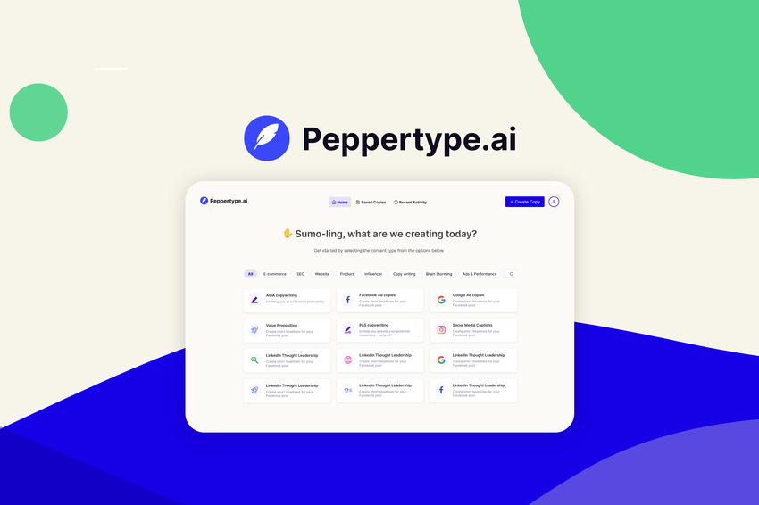 Peppertype.ai - Plus exclusive - Generate engaging content using AI | AppSumo