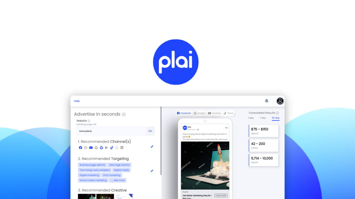 Plai - Launch and automate digital ad campaigns | AppSumo