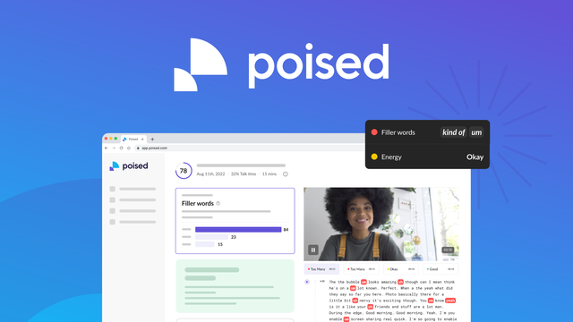 Poised - AI-powered speech coaching | AppSumo