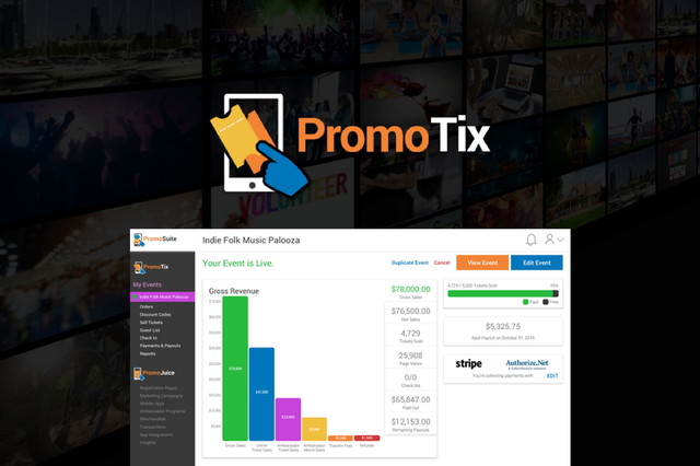 PromoTix - Create event tickets sans service fees | AppSumo