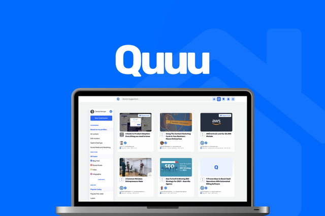 Quuu - Automate curated content for social media | AppSumo