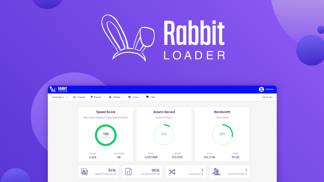 RabbitLoader - Faster load times for WordPress | AppSumo