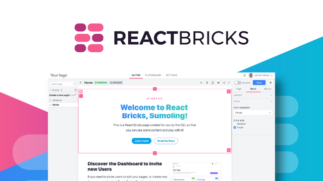 React Bricks Visual Editing Cms For React Appsumo