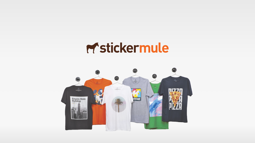Sticker Mule Custom T-Shirts Lifetime deal