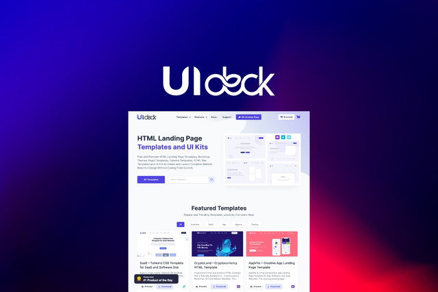 UIdeck - Build websites using HTML templates | AppSumo