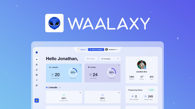Waalaxy - Automate lead gen & contact prospects | AppSumo