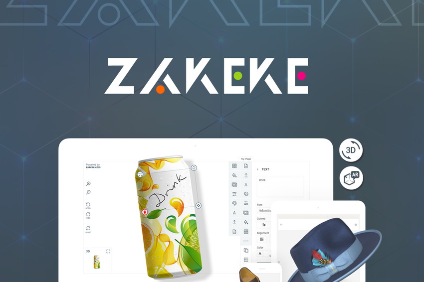 Zakeke - Visually personalize items in 2D, 3D & AR | AppSumo