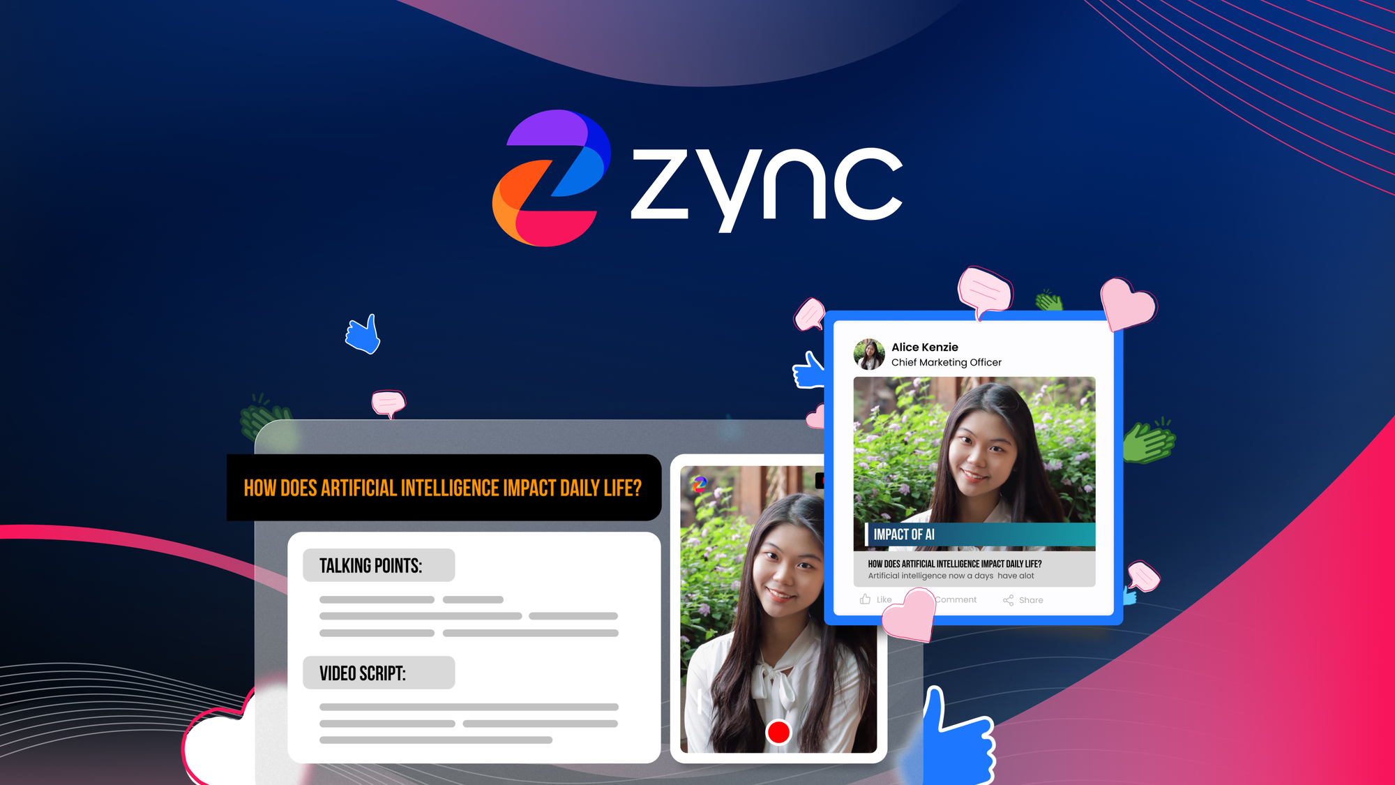 Zync - Turn ideas into short-form video clips | AppSumo