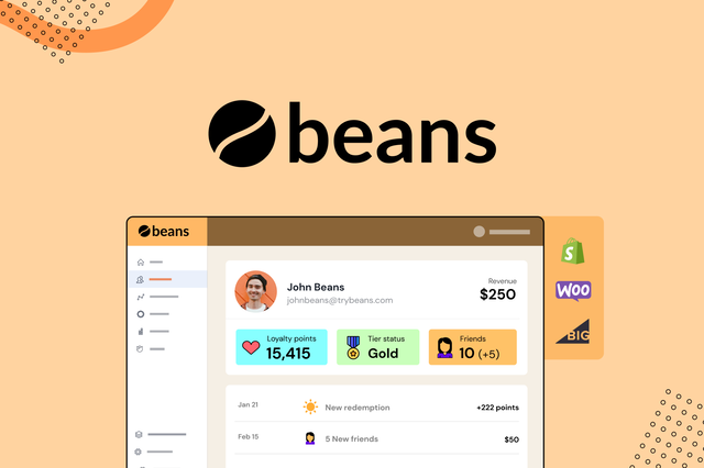 Beans - Create loyalty and referral programs | AppSumo
