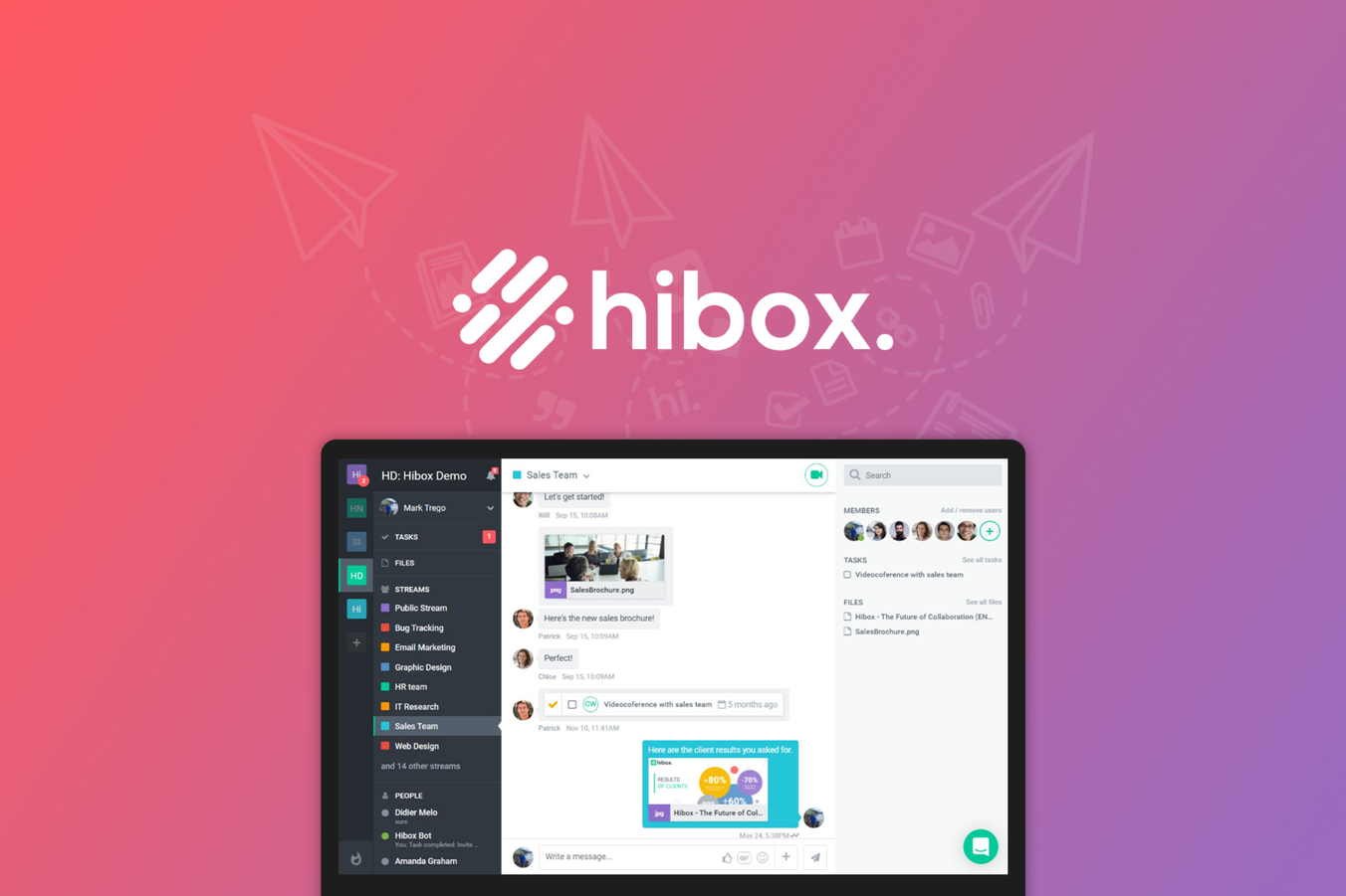 Hibox - Chat with your team and manage tasks | AppSumo