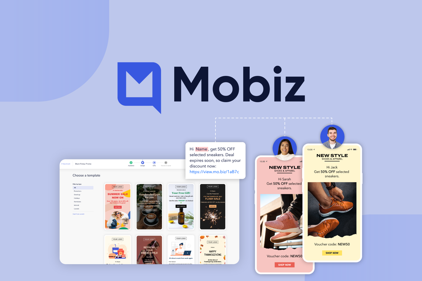 Mobiz - Create individualized SMS landing pages | AppSumo