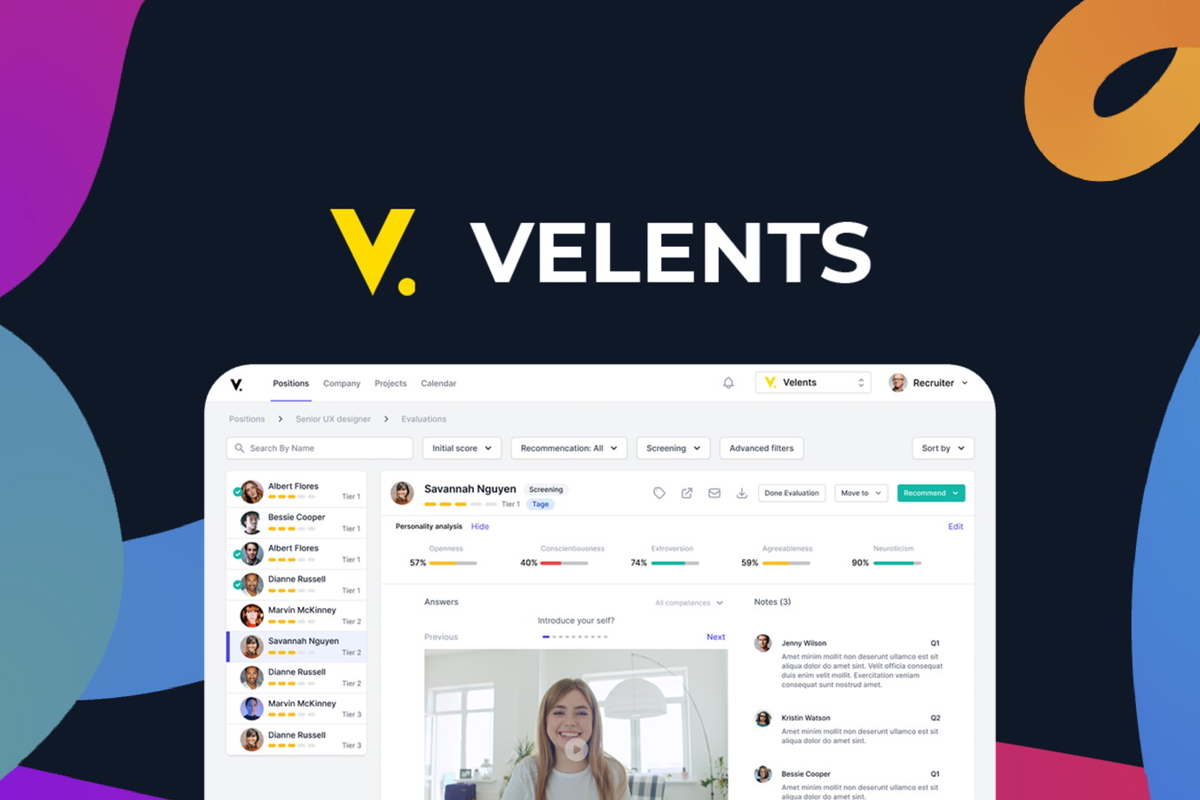Velents - Speed up your hiring process using AI | AppSumo