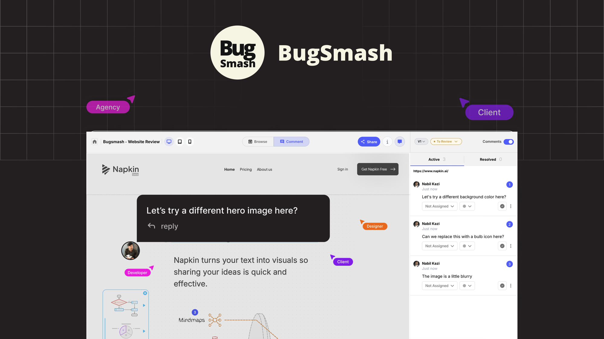 BugSmash - Visual feedback and review tool | AppSumo