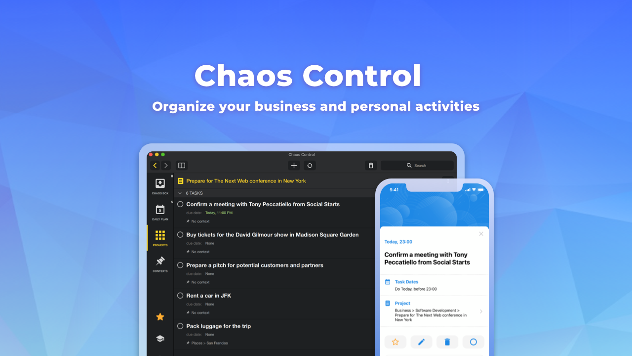 Chaos Control - Organize your days | AppSumo