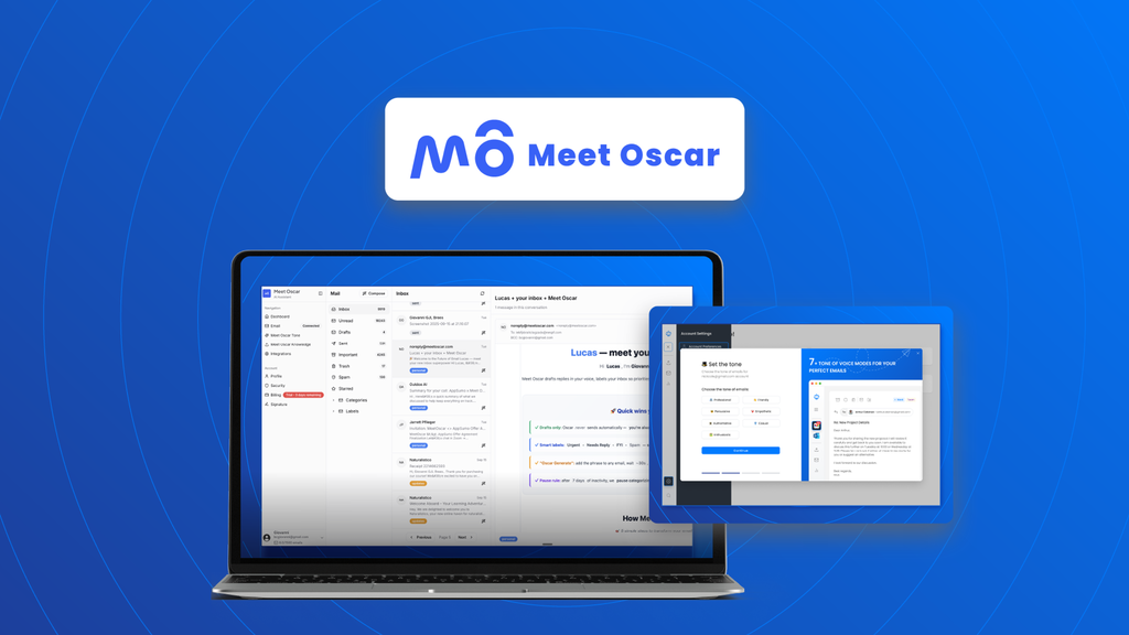 Meet Oscar - Send on-brand email replies with AI | AppSumo