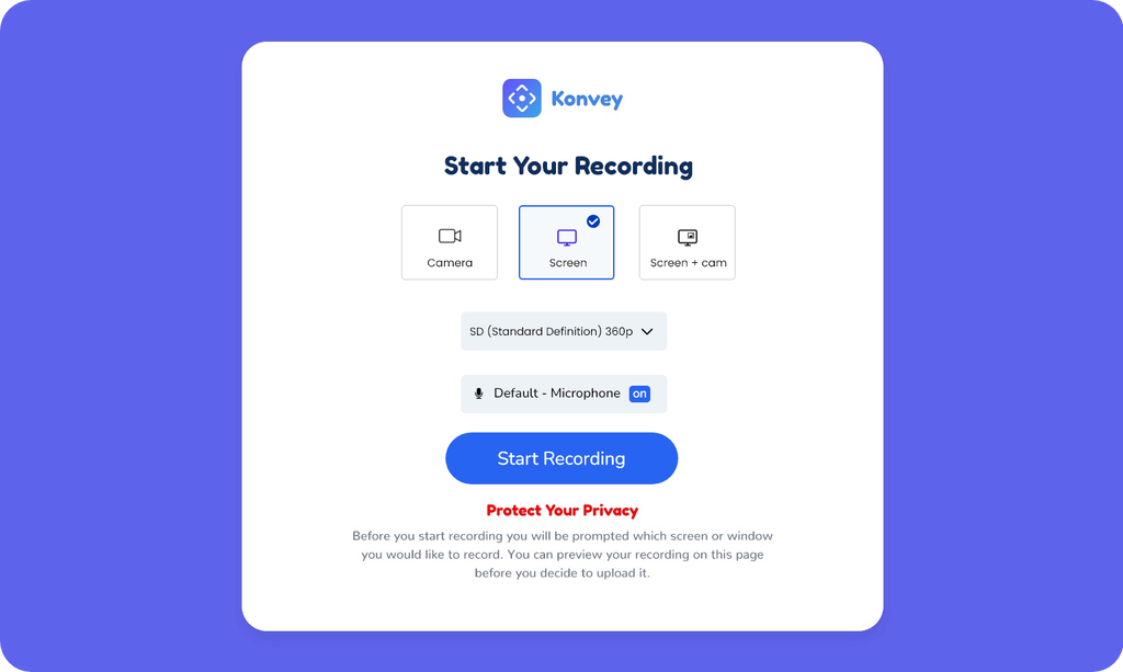 Konvey - Capture video, audio, & screen recordings | AppSumo