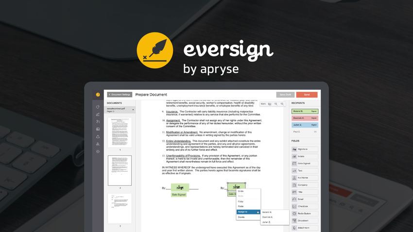 Eversign - Sign important documents online | AppSumo