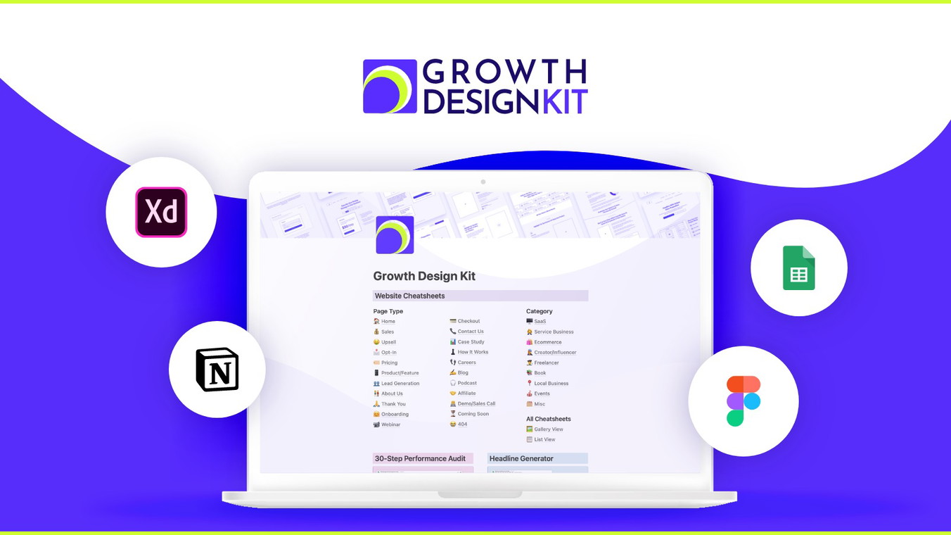 Growth Design Kit - Build high-performing websites | AppSumo
