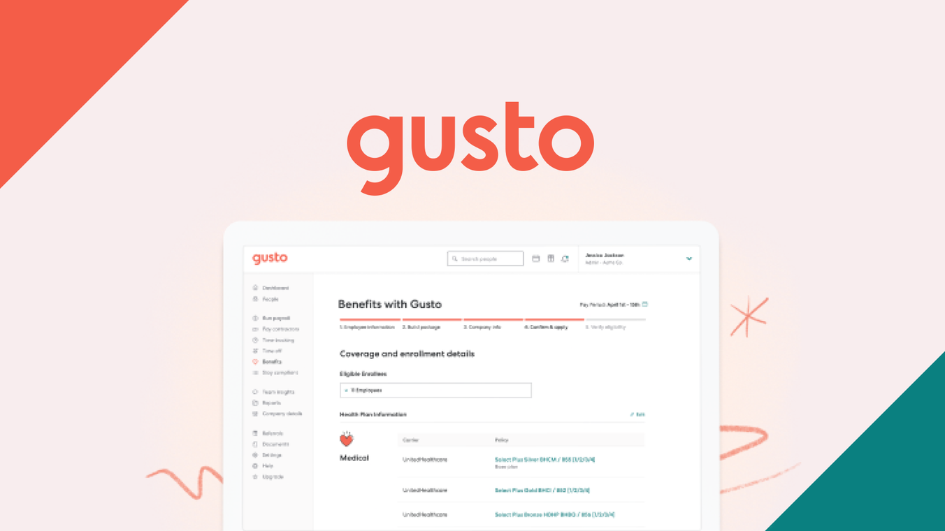 Gusto - Hire, pay, and manage your team | AppSumo