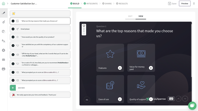 Surveysparrow Build Surveys At Scale Appsumo