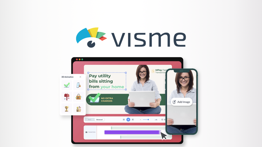 Visme - Create visuals with no design experience | AppSumo