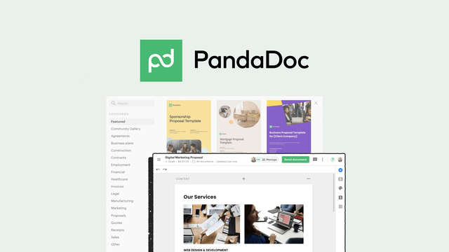 PandaDoc - Create, manage, edit, and e-sign docs | AppSumo