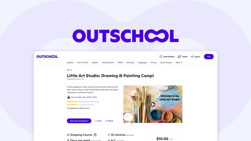 Outschool - Let your child explore their interests | AppSumo