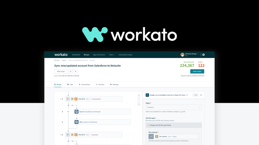 Workato - Save time & improve flow with automation | AppSumo