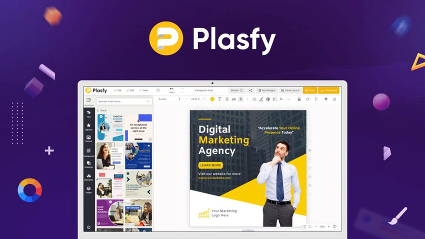 Plasfy - Online Graphic Design Creator | AppSumo