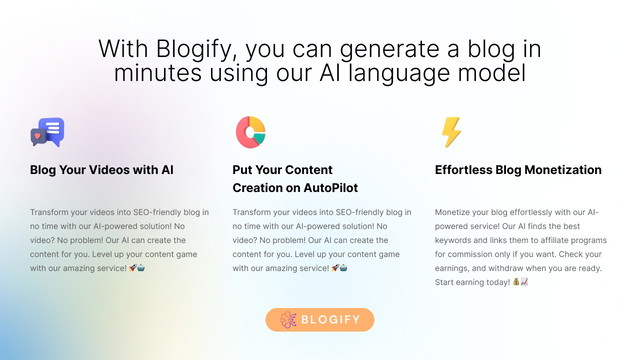 Blogify | AppSumo