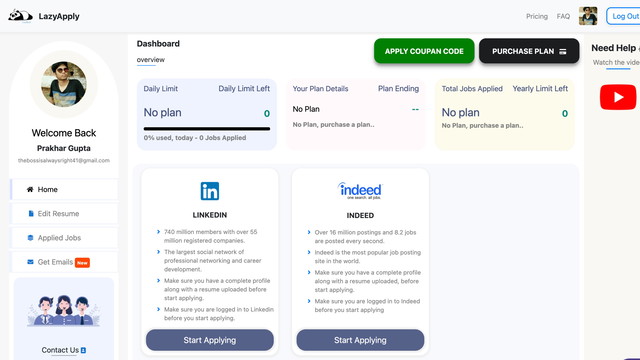 Automate Job Search - LazyApply | AppSumo